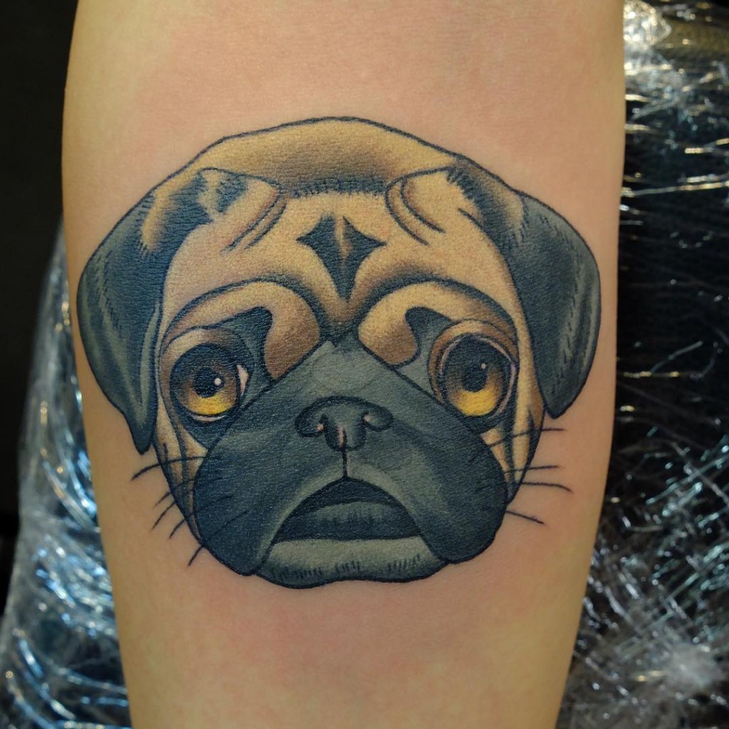 23 Loveable Pug Tattoos