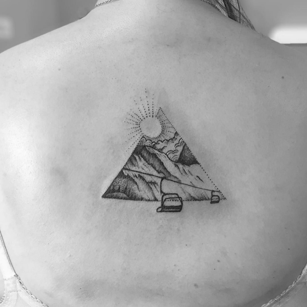 27 Awesome Picturesque Landscape Tattoo Designs