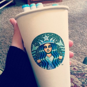 Young and Talented Artist Uses Starbucks Cups to Create Stunning Designs