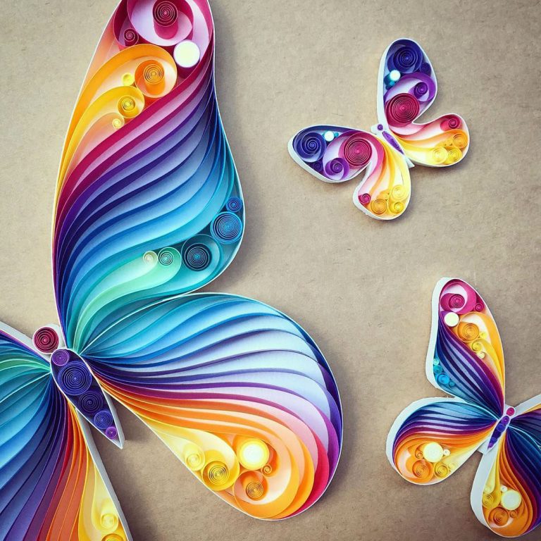 Sena Runa Creates Colorful and Detailed Art Out of Paper