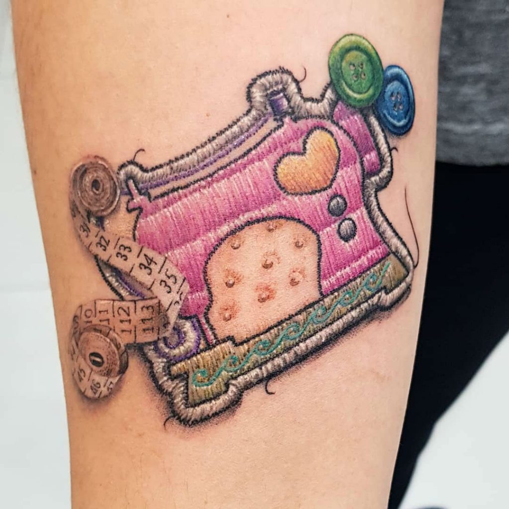 Insanely Realistic Embroidery Patch Tattoos – Pop Culture Themed by ...