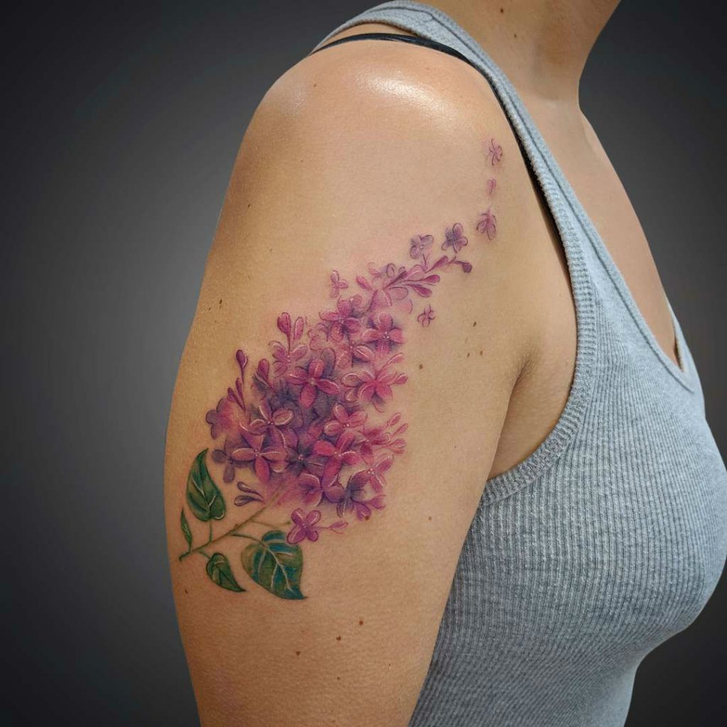 Top 20 Lilac Tattoo Ideas and Their Symbolisms