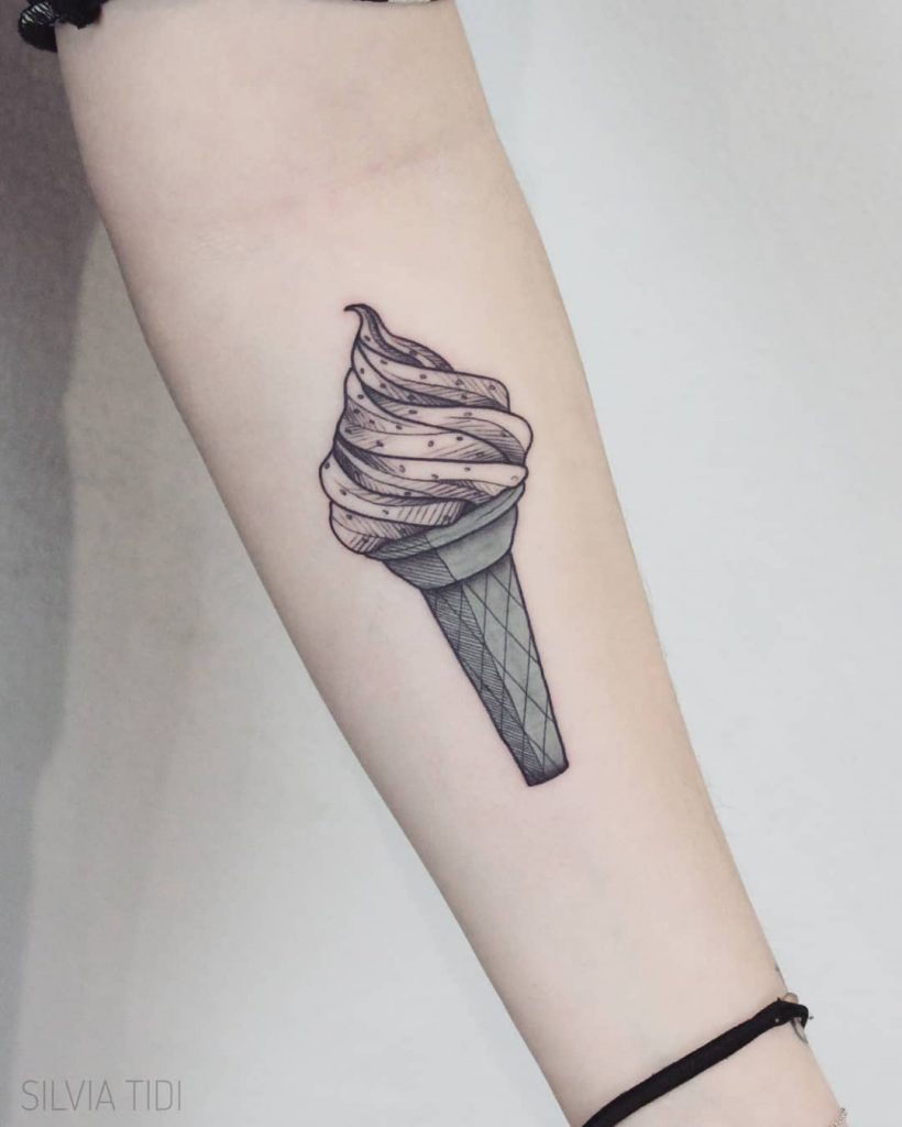 24 Super Cute Ice Cream Tattoo Ideas