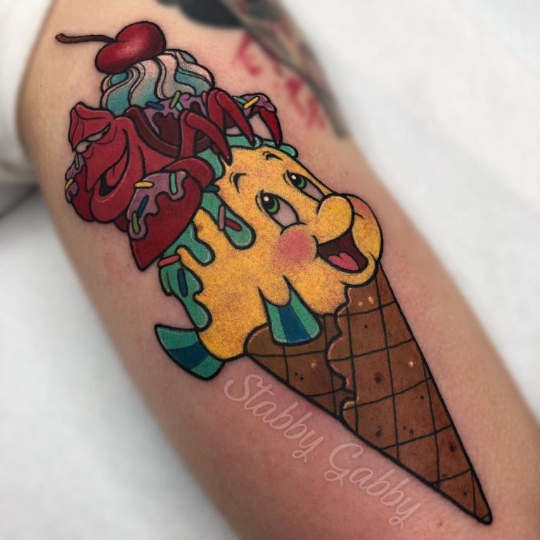 24 Super Cute Ice Cream Tattoo Ideas