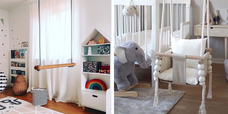 17 Absolutely Fun Indoor Swings for Kidsroom