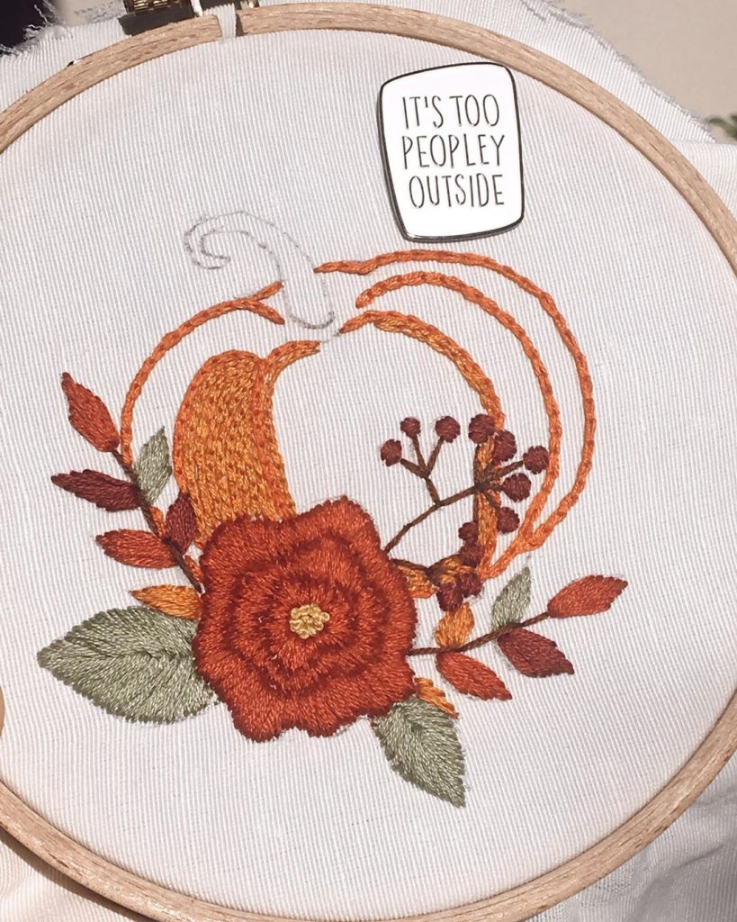 24 Stunning Embroidery Hoop Design Examples