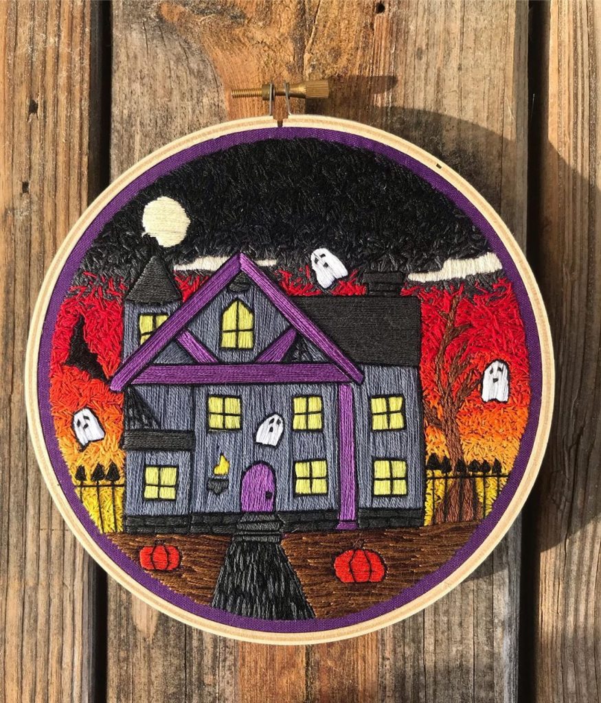 24 Stunning Embroidery Hoop Design Examples