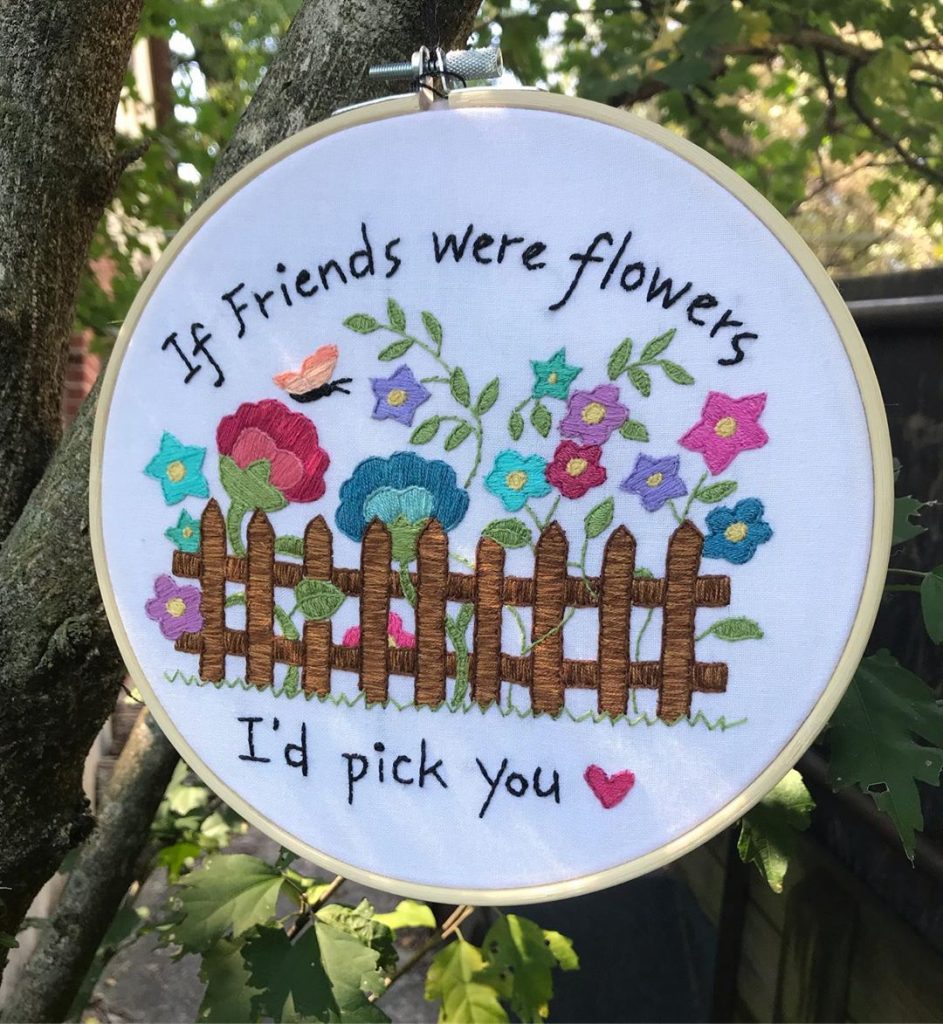 24 Stunning Embroidery Hoop Design Examples