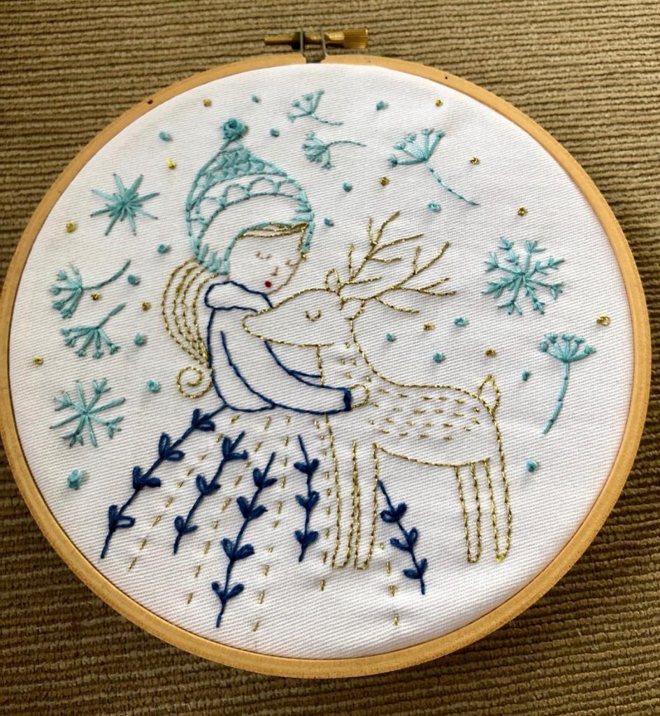 24 Stunning Embroidery Hoop Design Examples