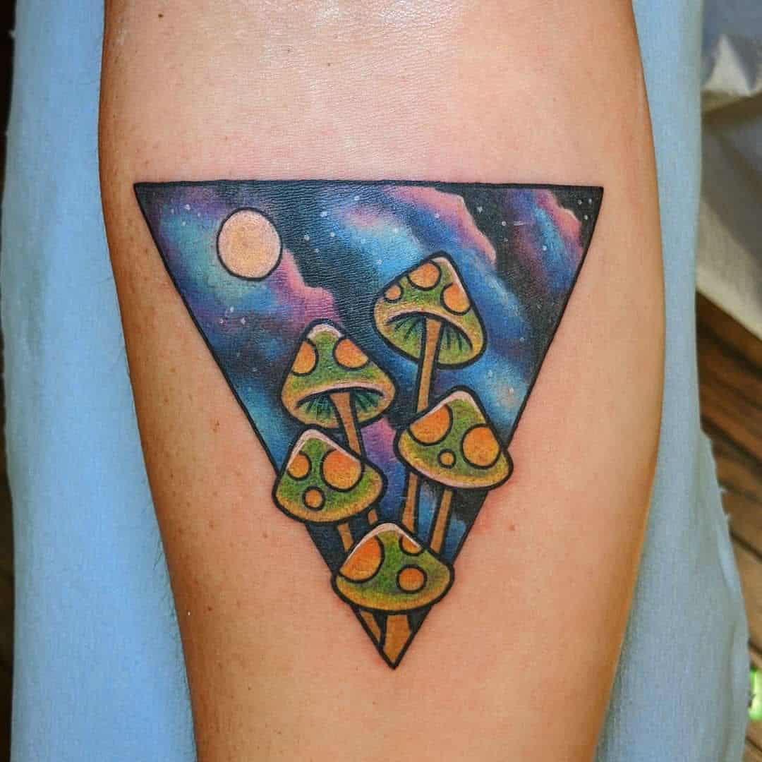 24 Quirky Mushroom Tattoo Designs And Popular Meanings