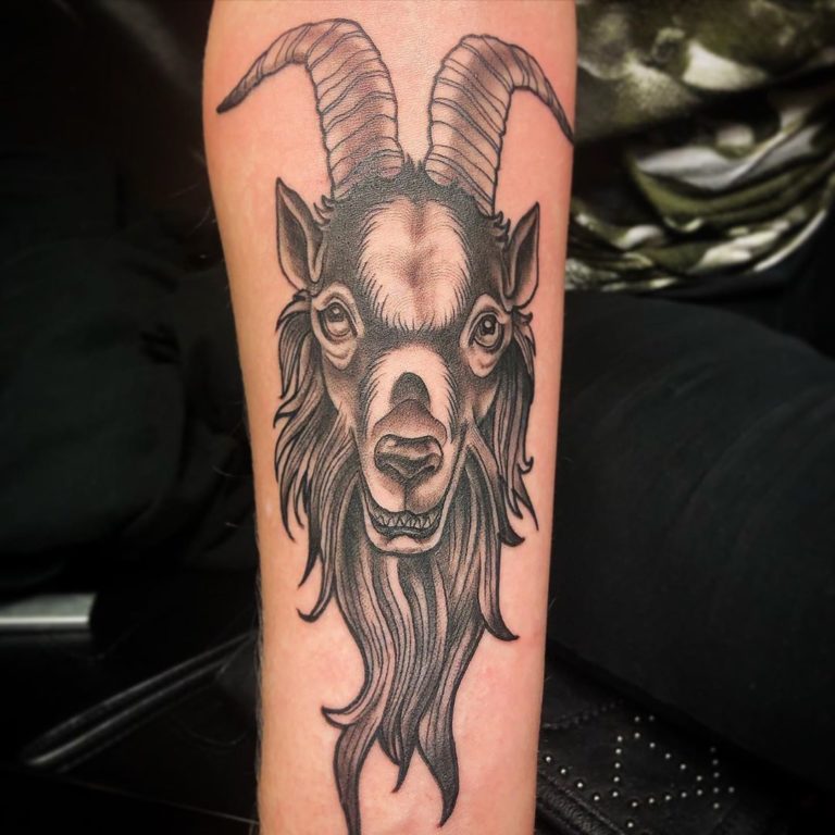 20 Glorious Goat Tattoo Designs and the Meaning of the Symbol