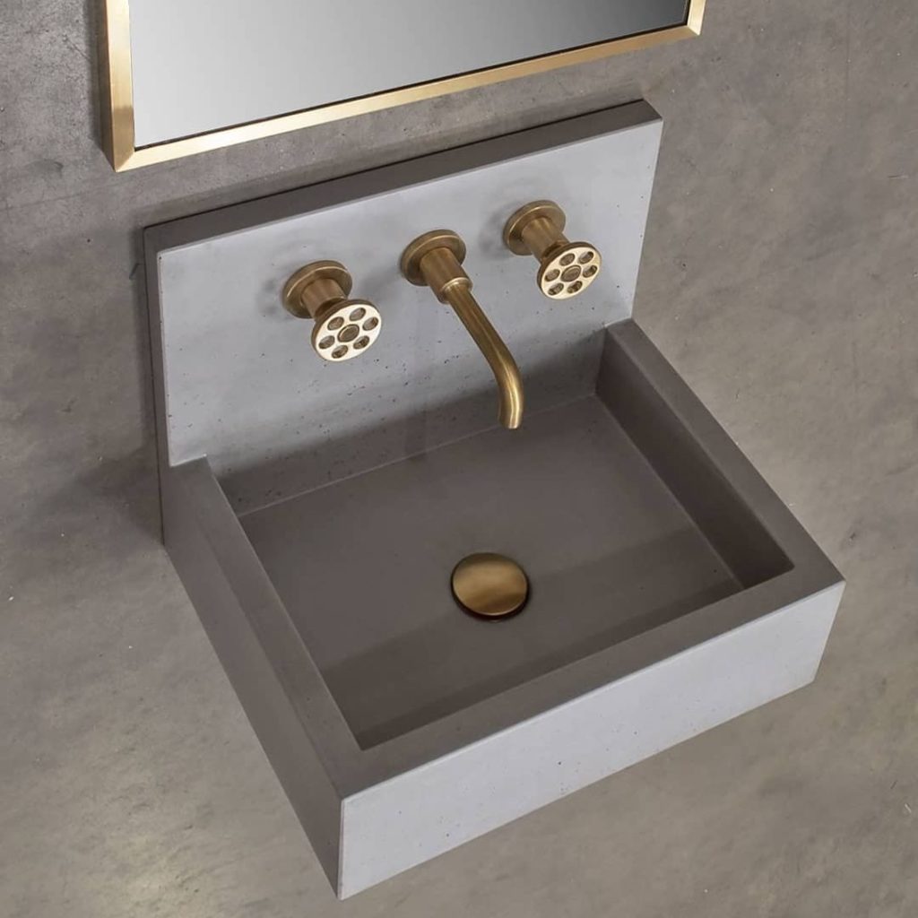 Strong, Durable and Aesthetically Pure Concrete Basins