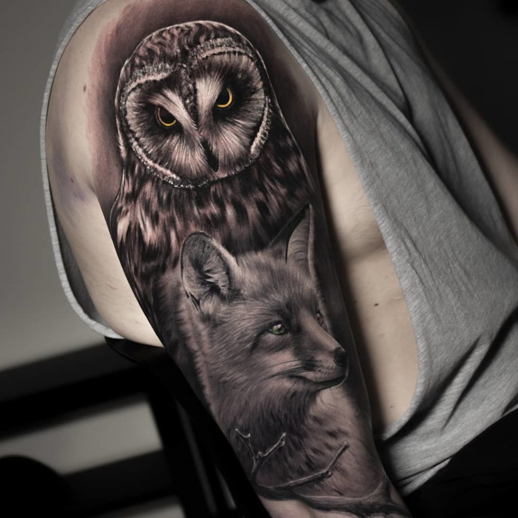 Dark and Bold Tattoo Designs by Maxim Denisenko