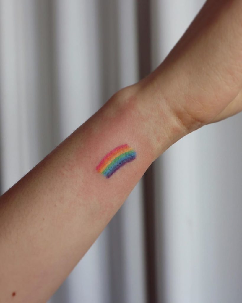 23 Rainbow Tattoo Design Examples for Pride Month and Beyond