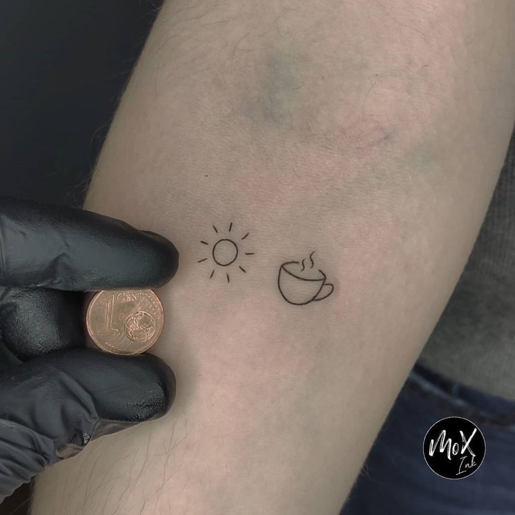 24 Creative Coffee Tattoo Design Examples