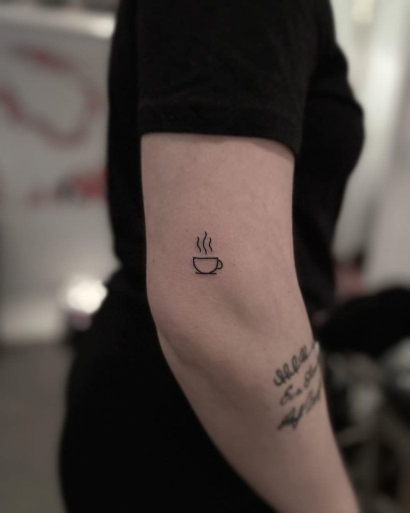 24 Creative Coffee Tattoo Design Examples