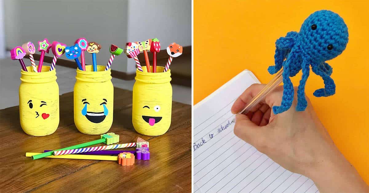 22 Easy and Crafty Back To School Projects For Little Hands – SORTRA