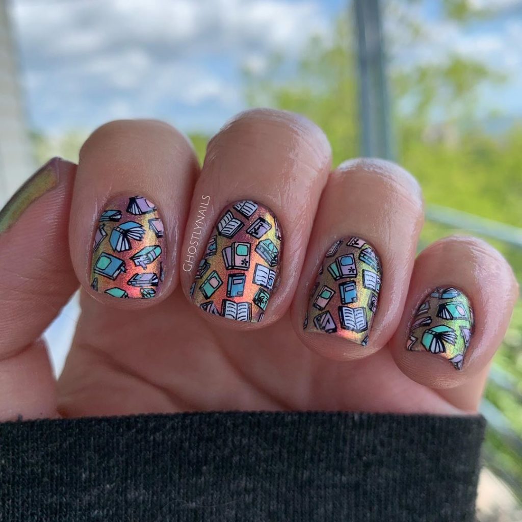 21 Super Nerd Bookish Nail Art Designs