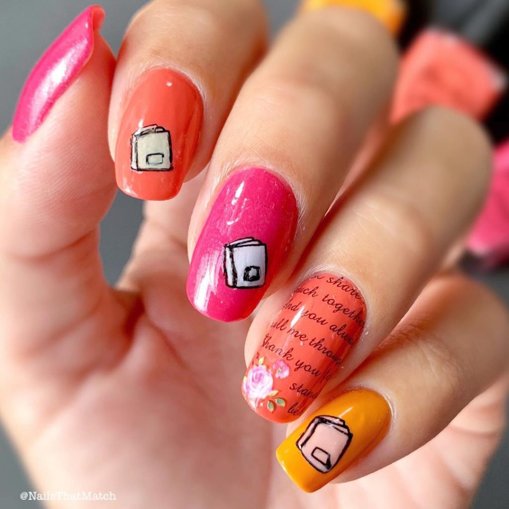 21 Super Nerd Bookish Nail Art Designs