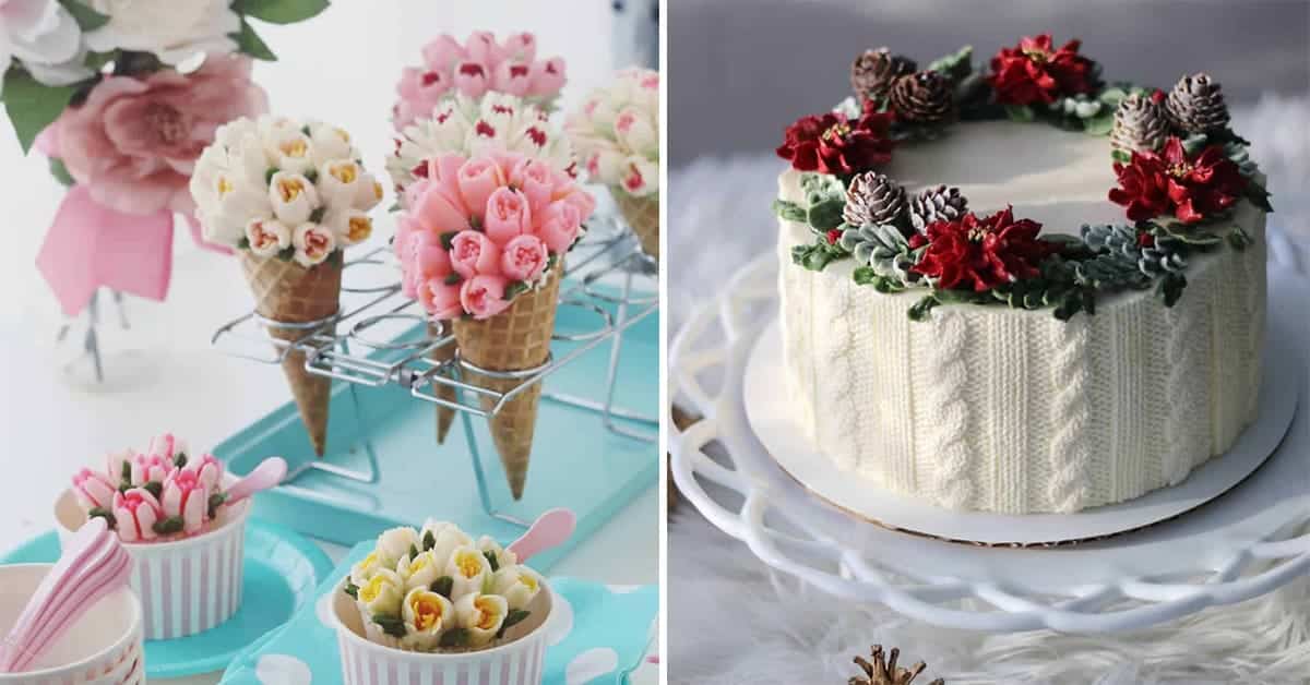 Extremely Creative Floral Cake Designs by Darlene a.k.a. The Cakelady