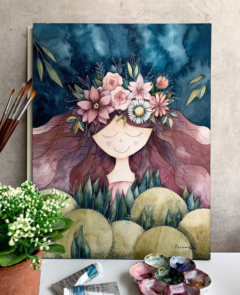 Splendid Watercolor Illustrations by Fernanda Ramírez