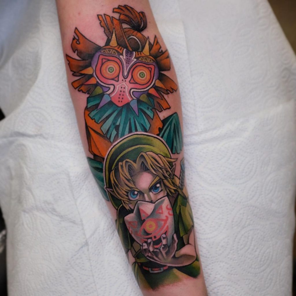 Pop Culture Inspired Colorful Tattoo Designs by Luke Thompson